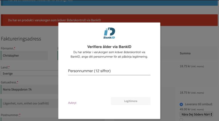 BankID för WordPress och WooCommerce - Redlight Media